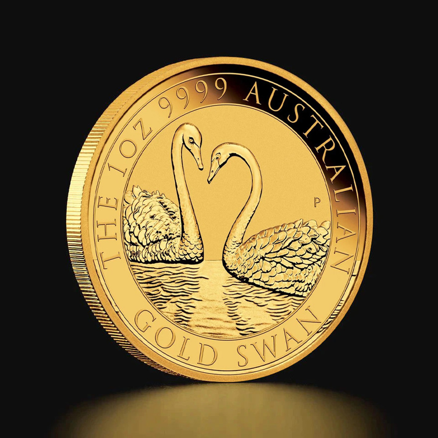 1 oz Australian Swan Gold Coin - Zelta monētas un stieņi