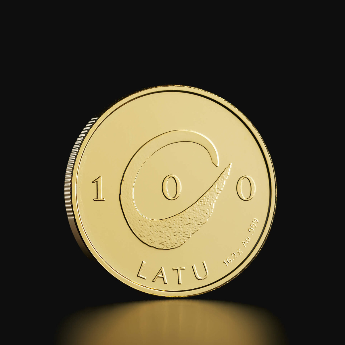 100 Latvian Lats gold coin - Zelta monētas un stieņi